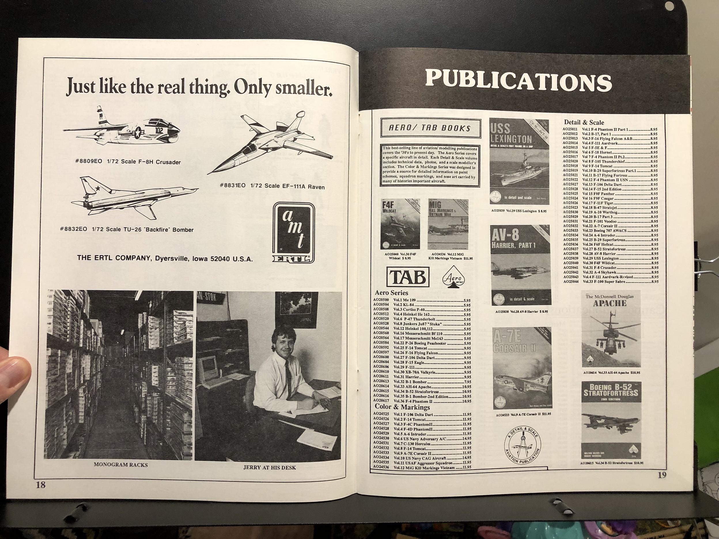 VLS Warwinds / VLS Stingray, 1989 Hobby Catalog - Parry Game Preserve