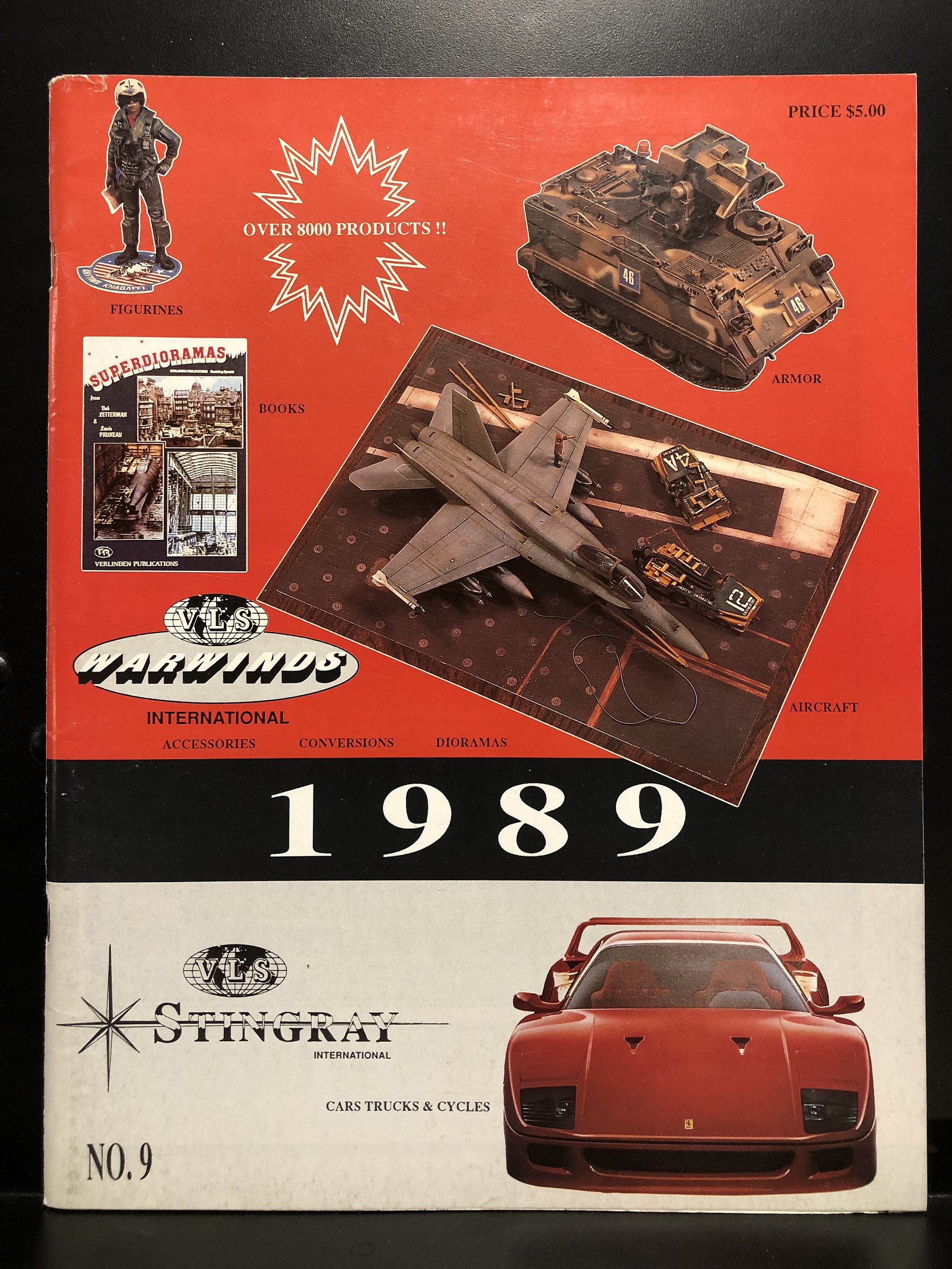 VLS Warwinds / VLS Stingray, 1989 Hobby Catalog - Parry Game Preserve