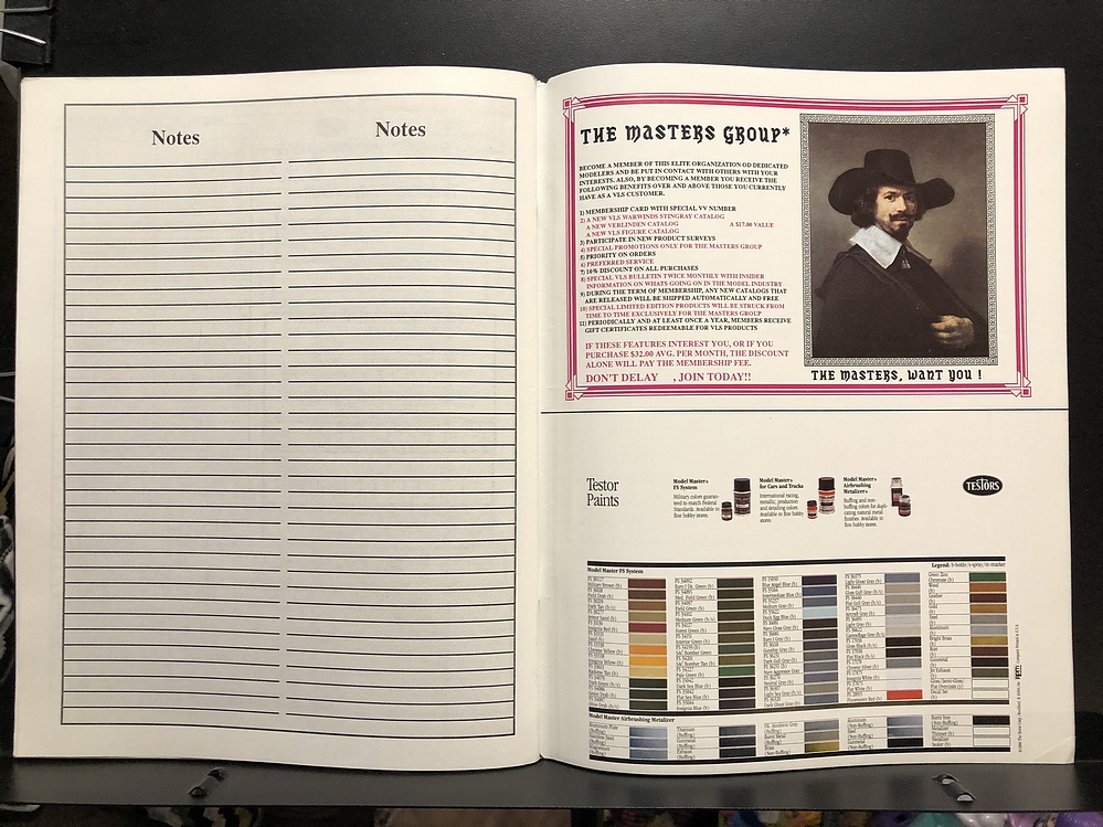 VLS Warwinds / VLS Stingray, 1989 Hobby Catalog - Parry Game Preserve