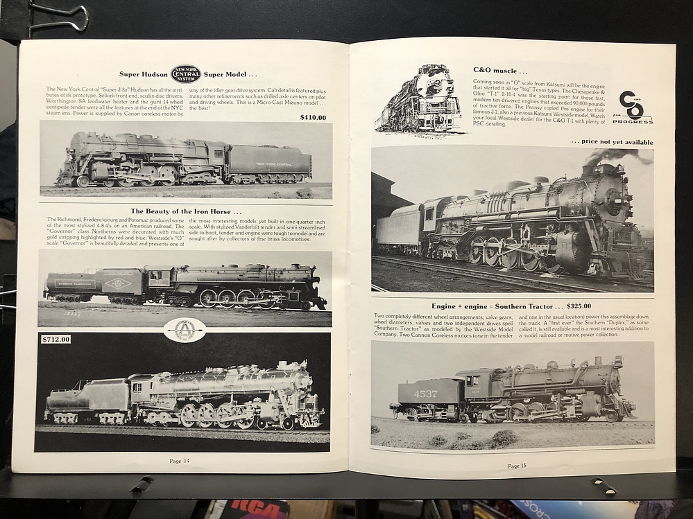 Westside Model Company, 1980 Hobby Catalog - Parry Game Preserve