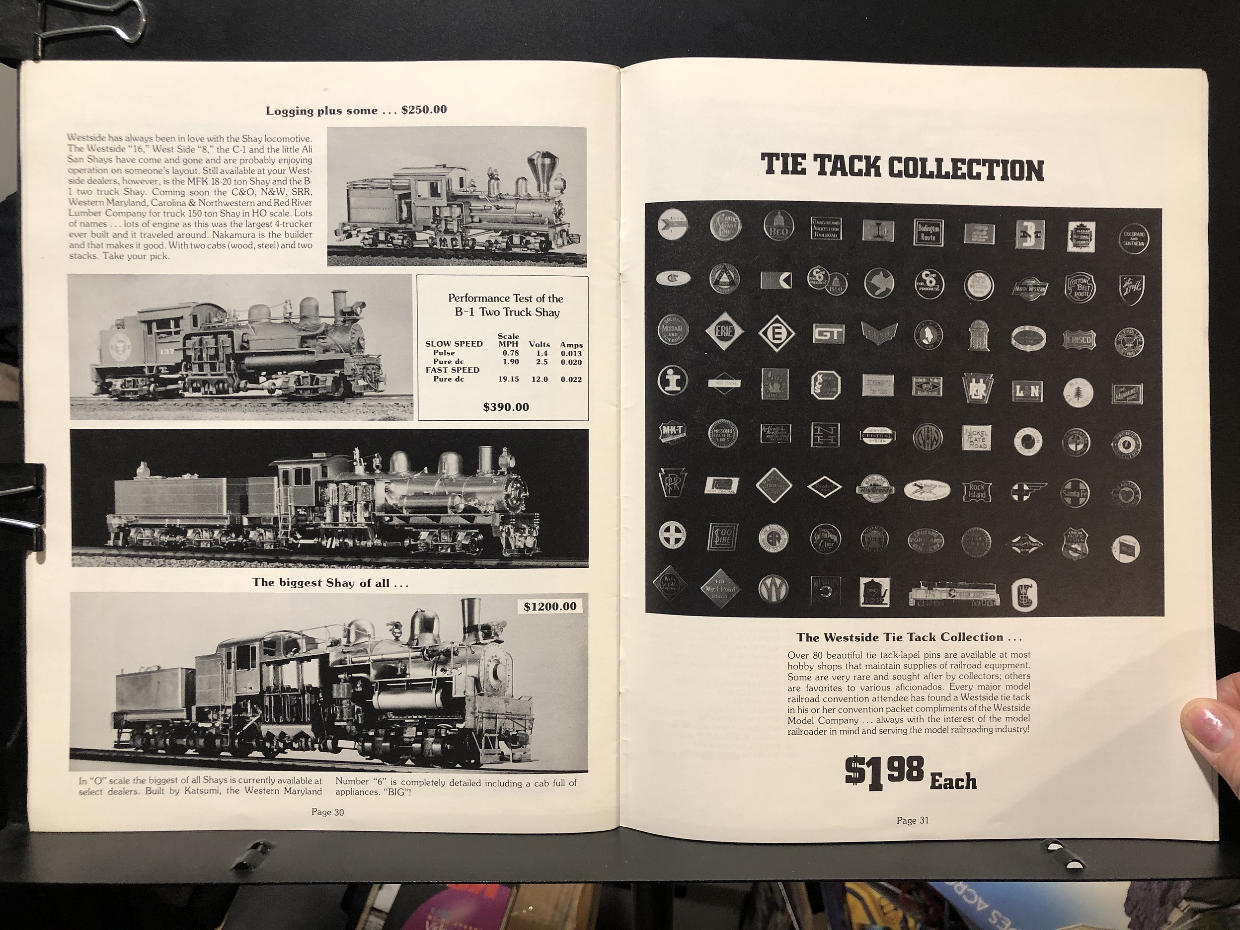 Westside Model Company, 1980 Hobby Catalog - Parry Game Preserve