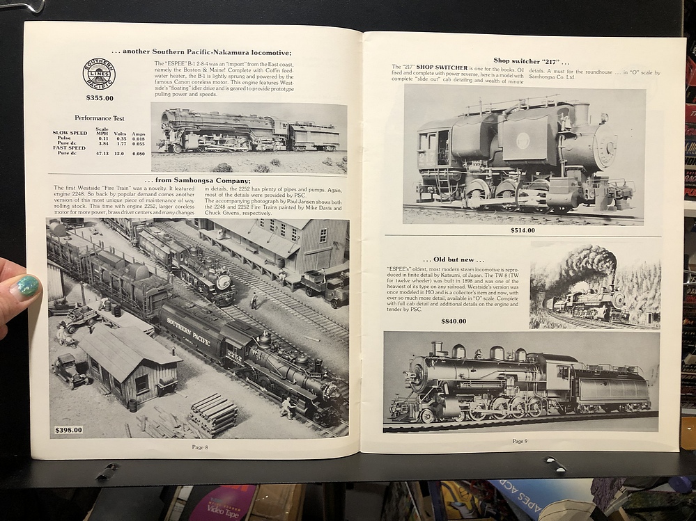 Westside Model Company, 1980 Hobby Catalog - Parry Game Preserve
