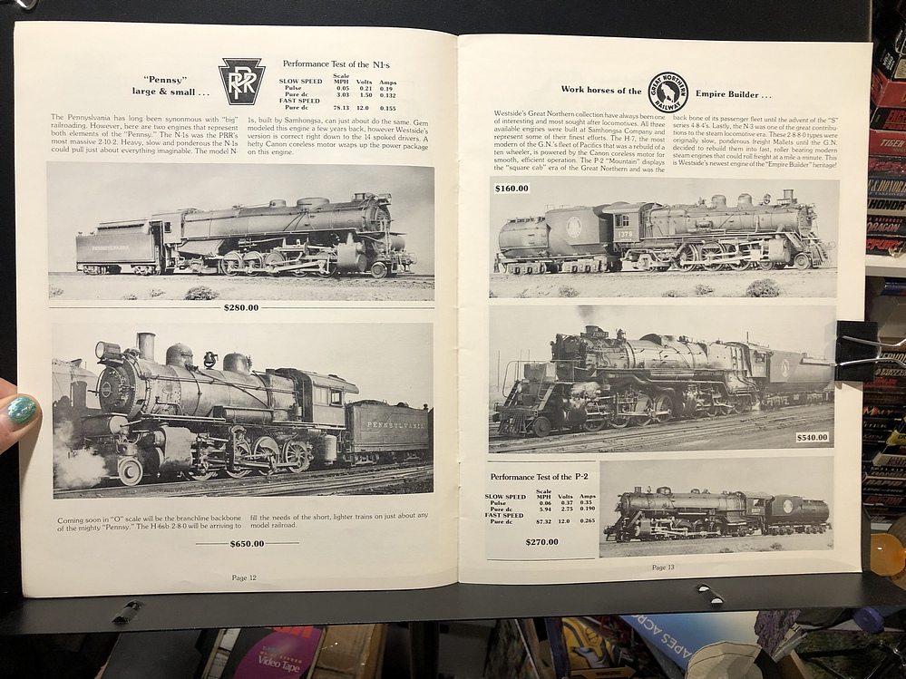 Westside Model Company, 1980 Hobby Catalog - Parry Game Preserve