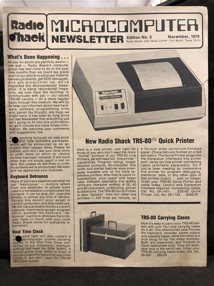 TRS-80 Microcomputer News Archive - Parry Game Preserve