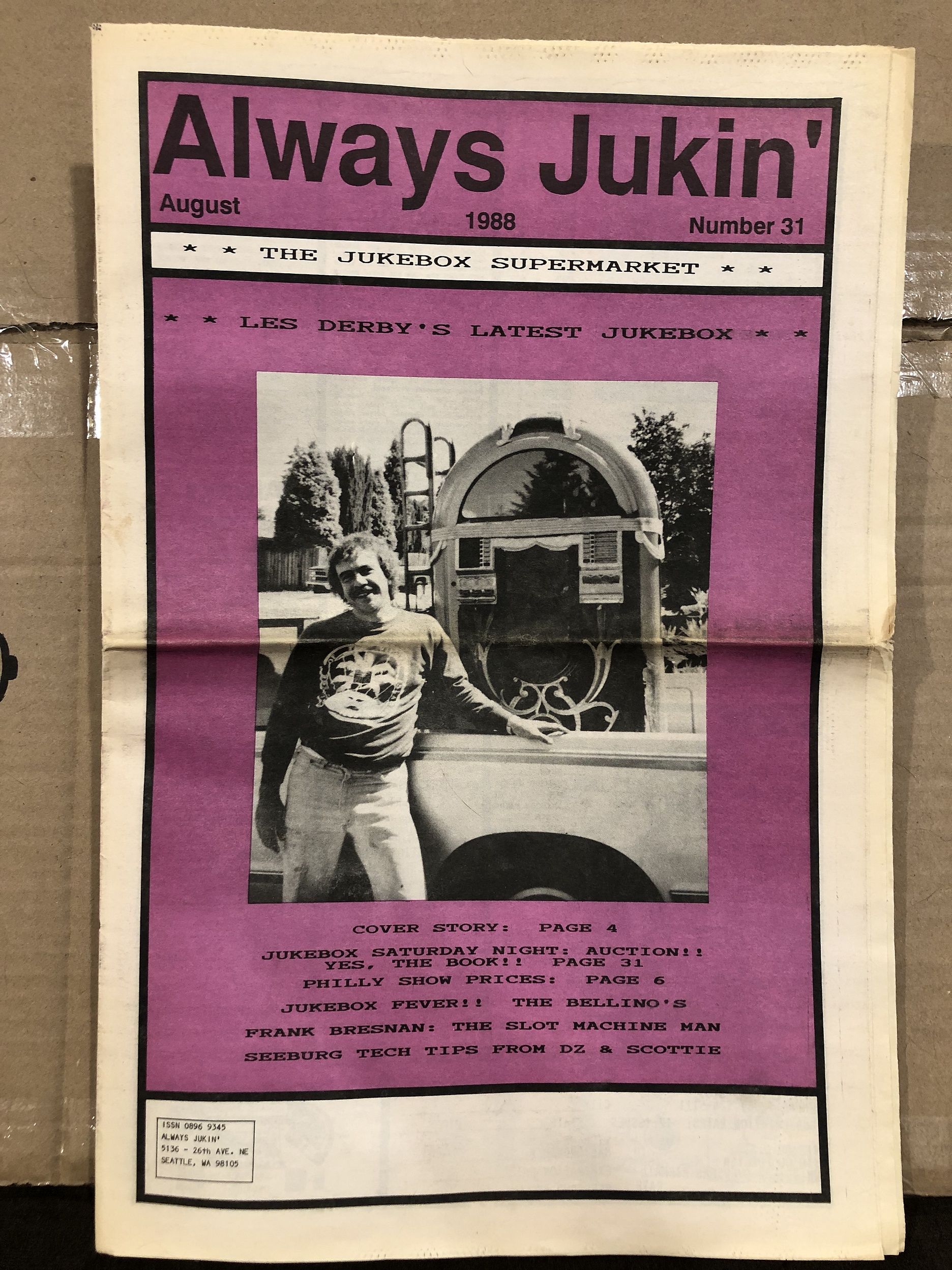 Always Jukin' - August, 1988 - Parry Game Preserve