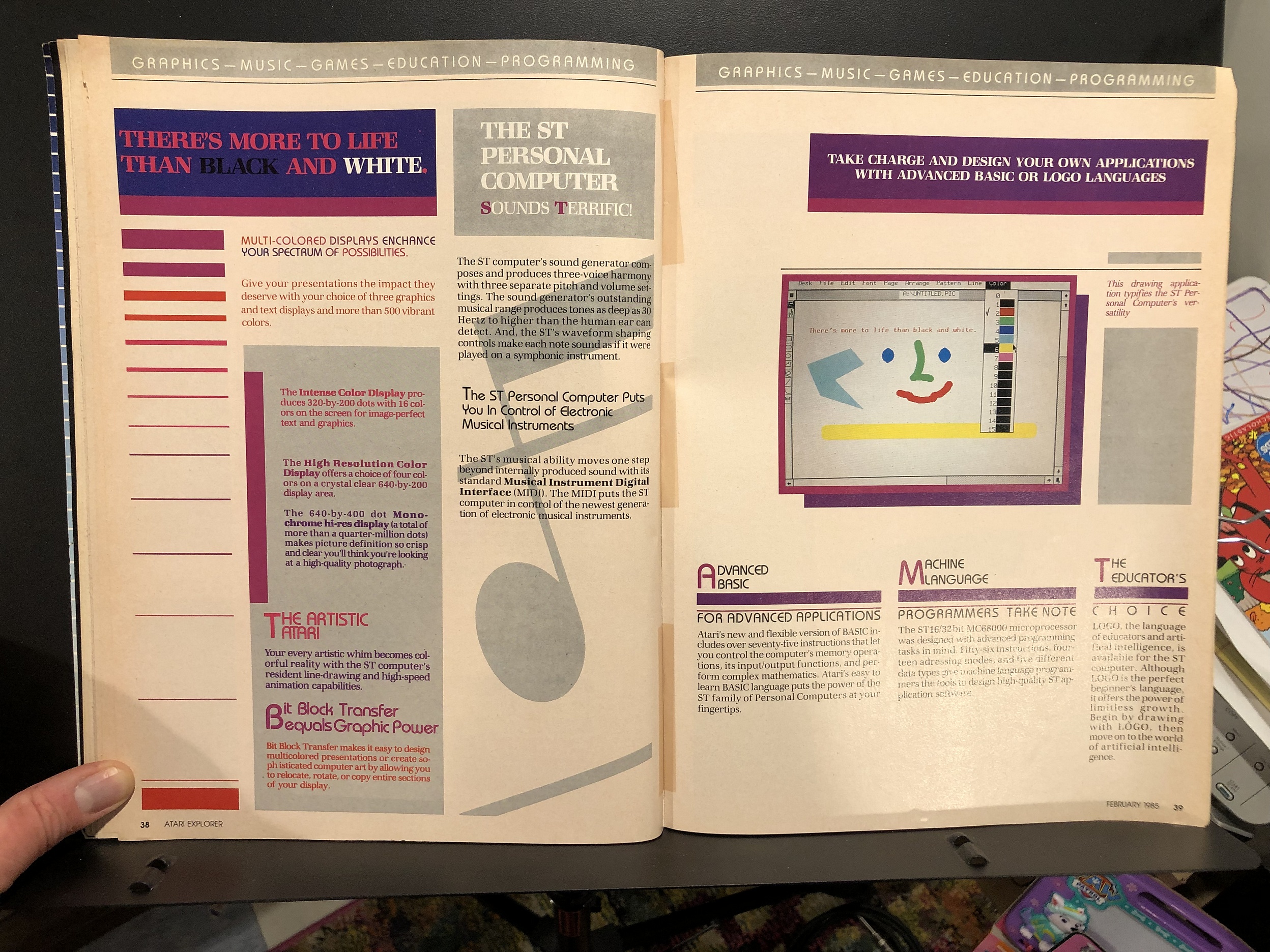 Atari - Explorer - February, 1985 - Parry Game Preserve