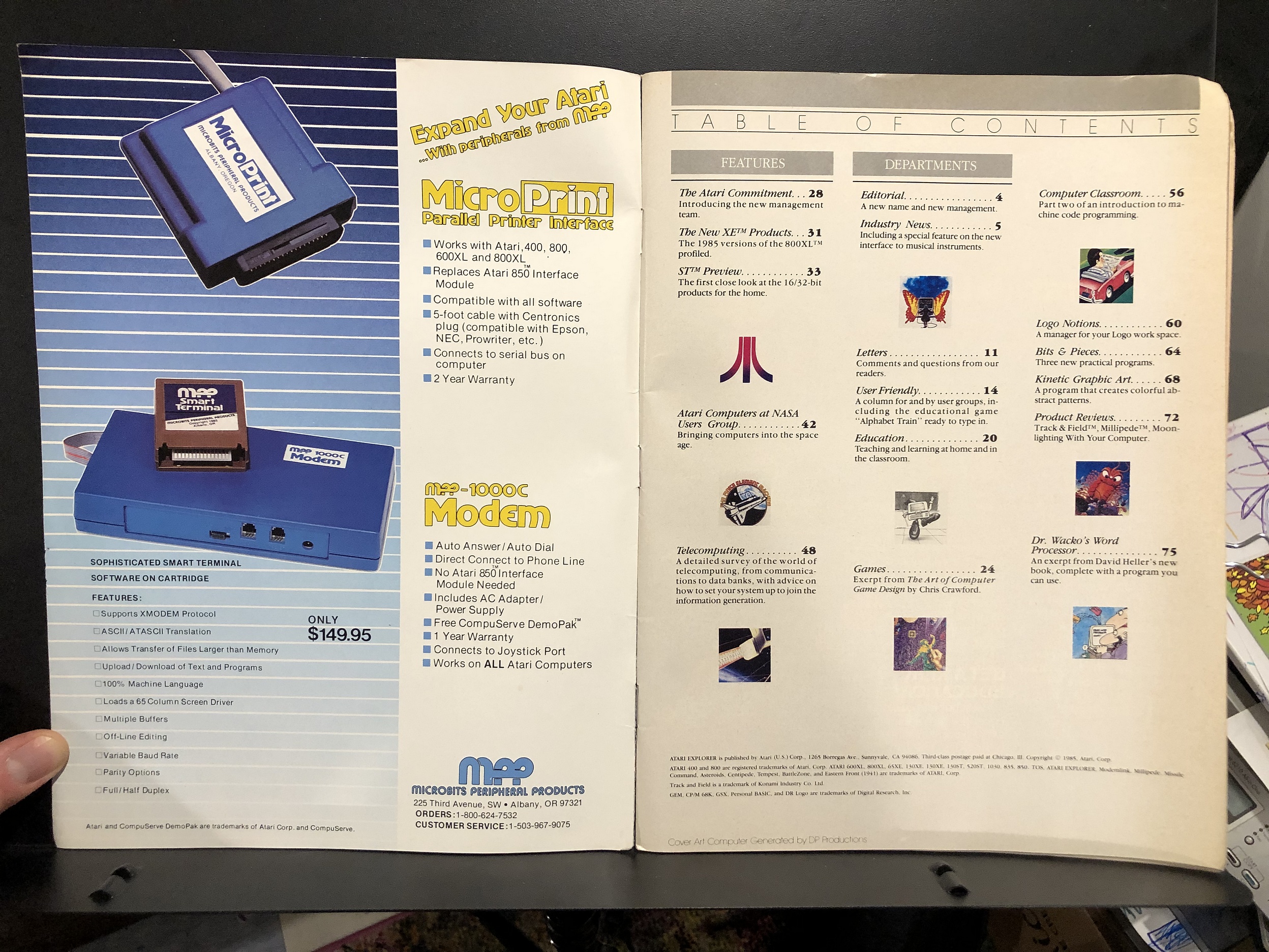 Atari - Explorer - February, 1985 - Parry Game Preserve