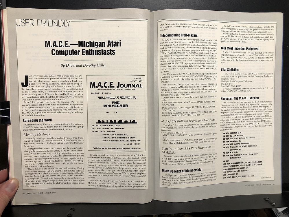 Atari - Explorer - April/May, 1985 - Parry Game Preserve