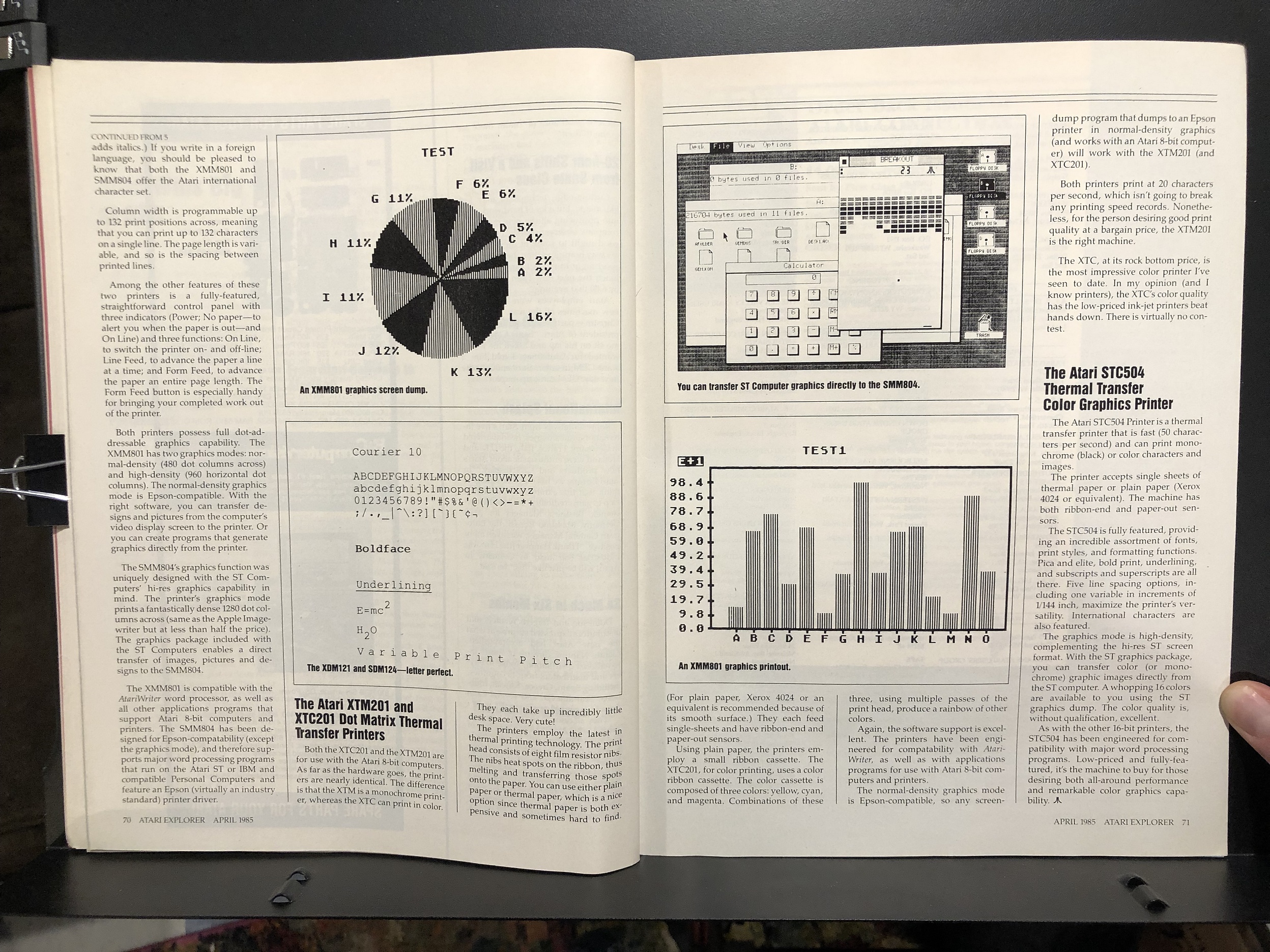 Atari - Explorer - April/May, 1985 - Parry Game Preserve