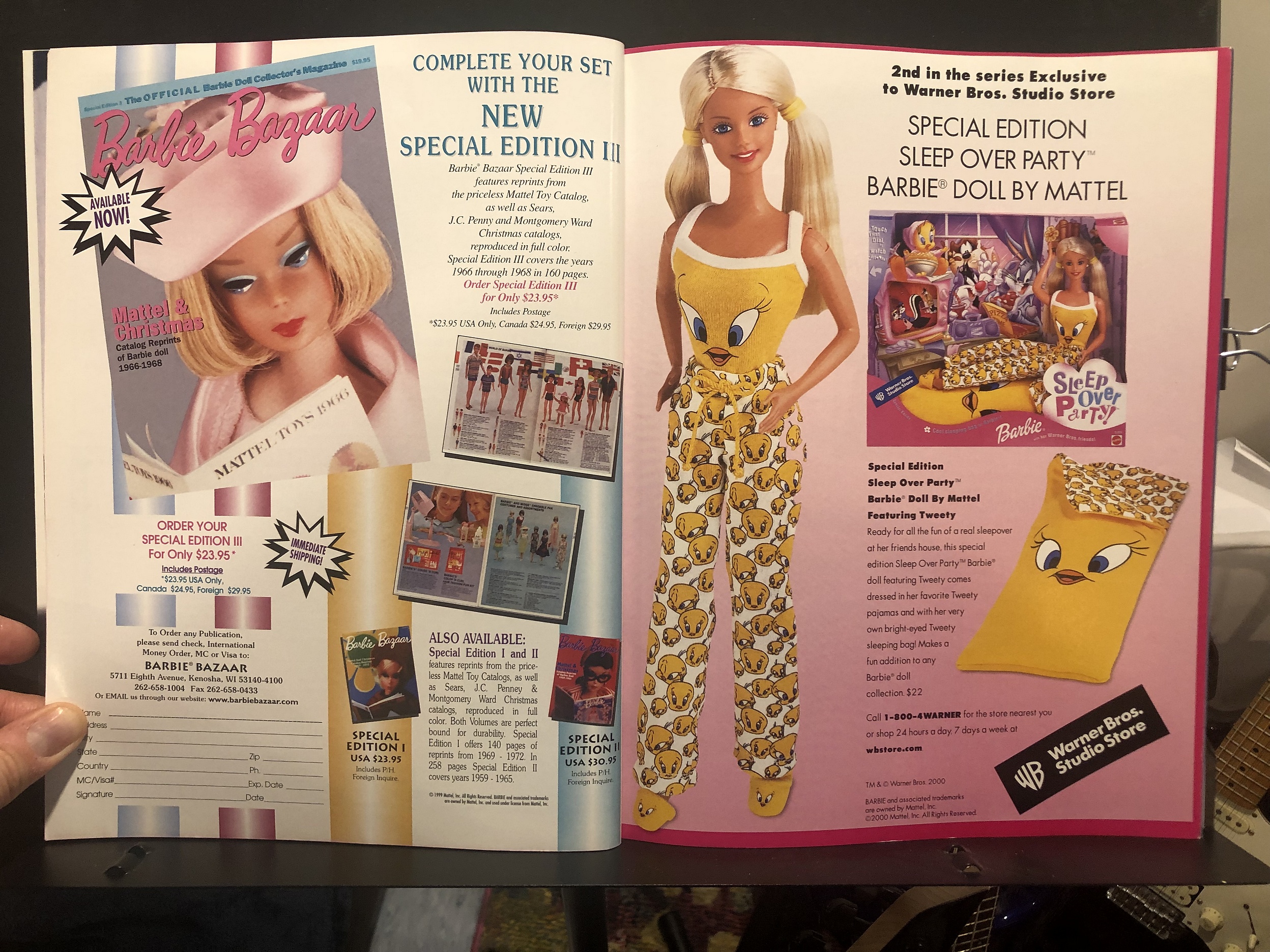 Barbie Bazaar Magazine - July/August, 2000 - Parry Game Preserve