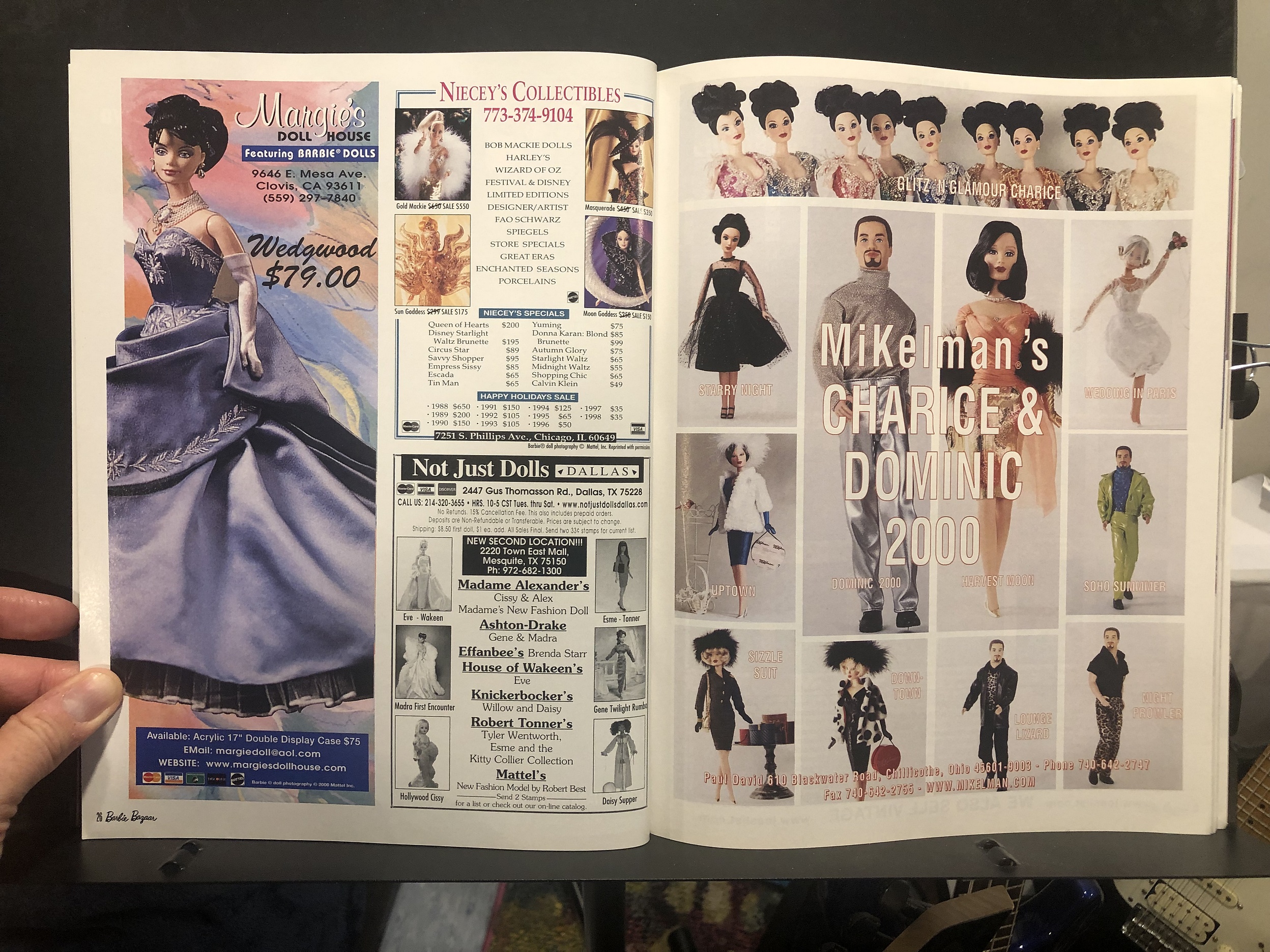 Barbie Bazaar Magazine - July/August, 2000 - Parry Game Preserve