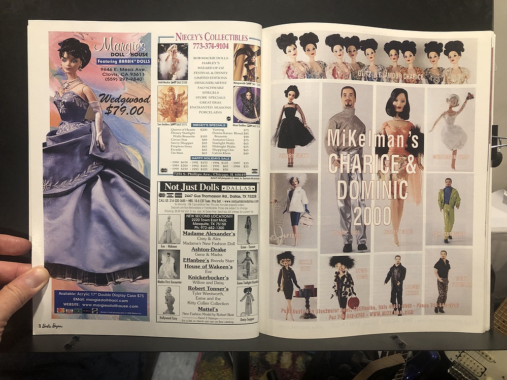 Barbie Bazaar Magazine - July/August, 2000 - Parry Game Preserve