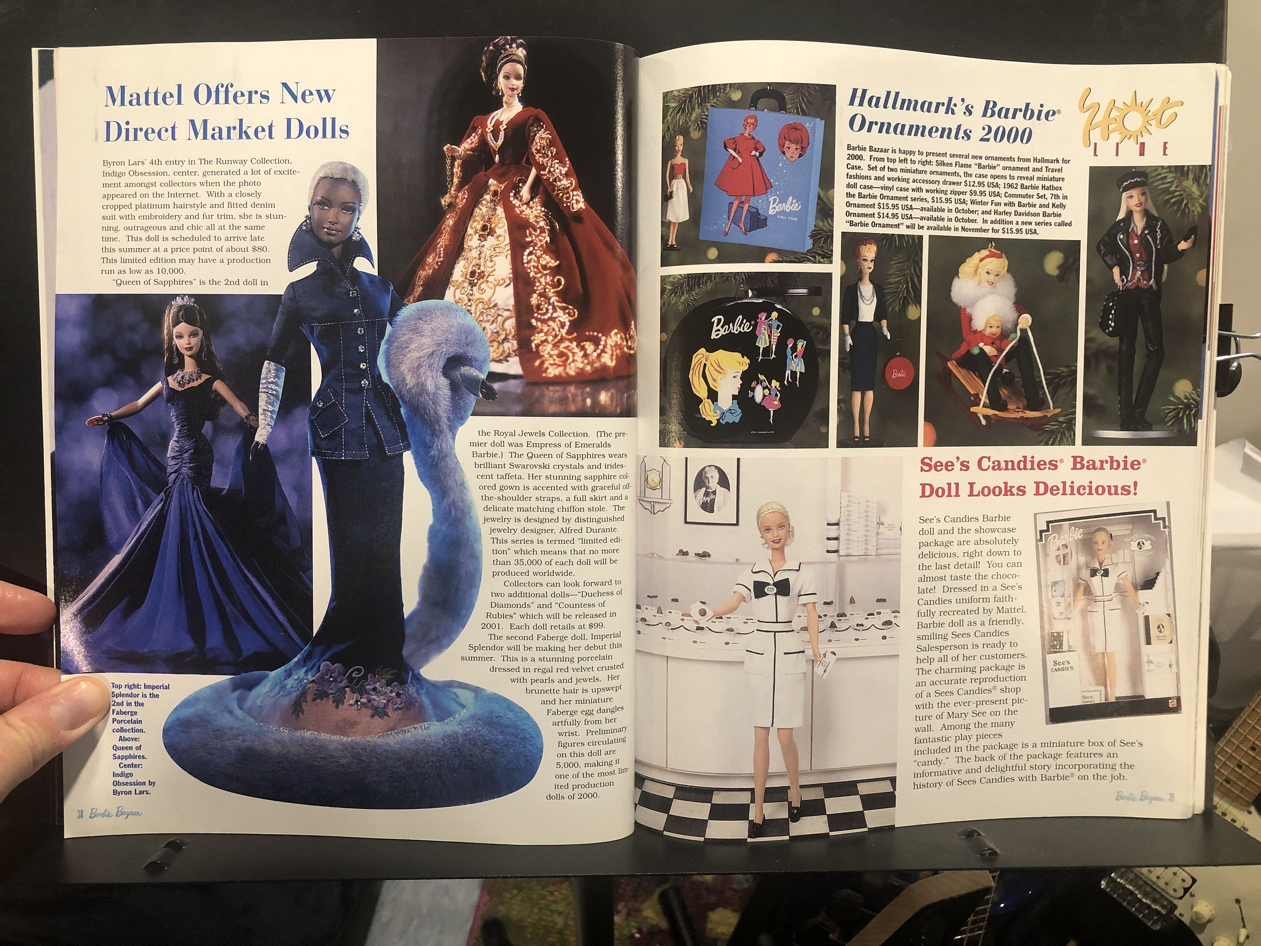 Barbie Bazaar Magazine - July/August, 2000 - Parry Game Preserve