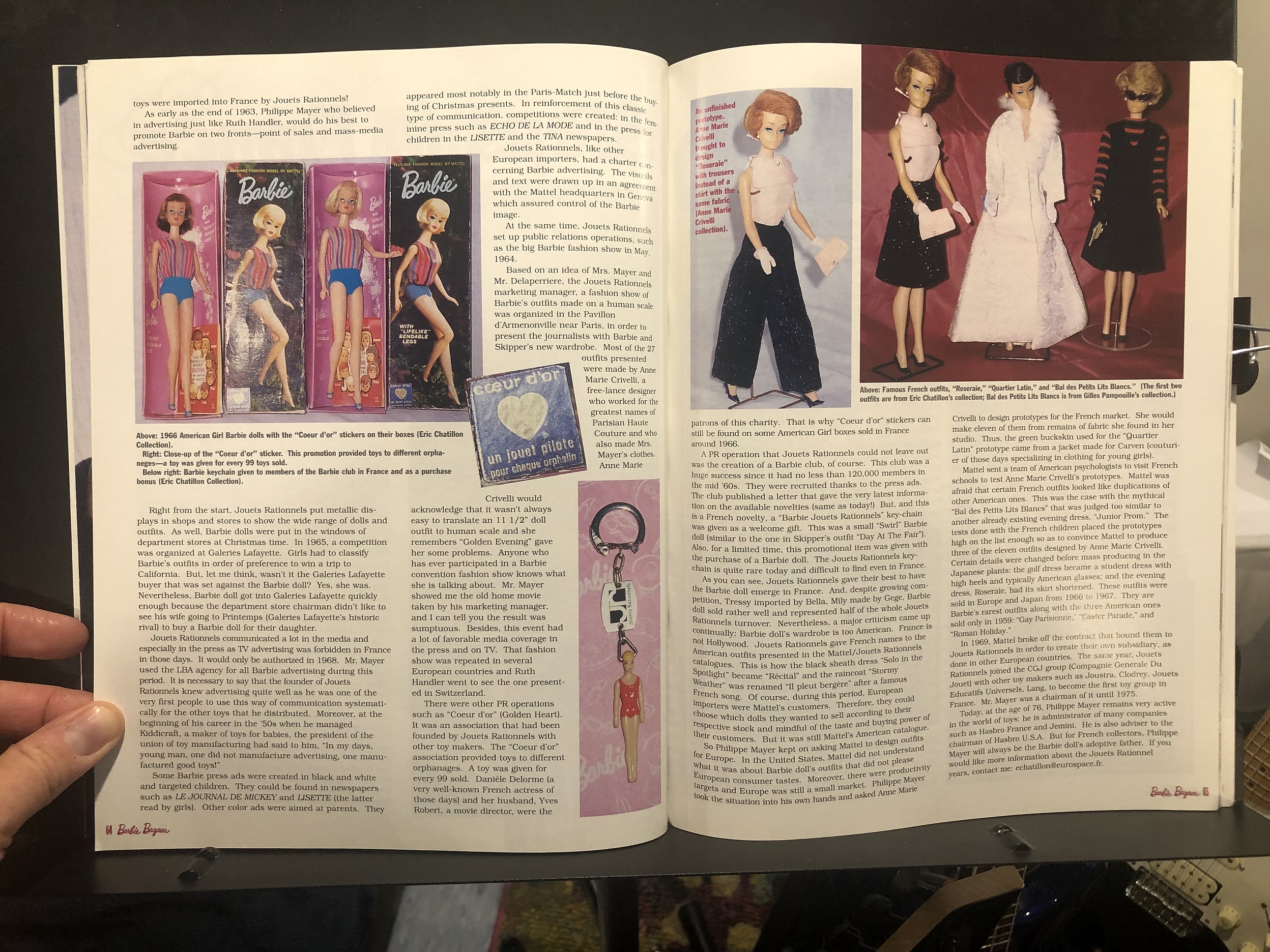 Barbie Bazaar Magazine - July/August, 2000 - Parry Game Preserve