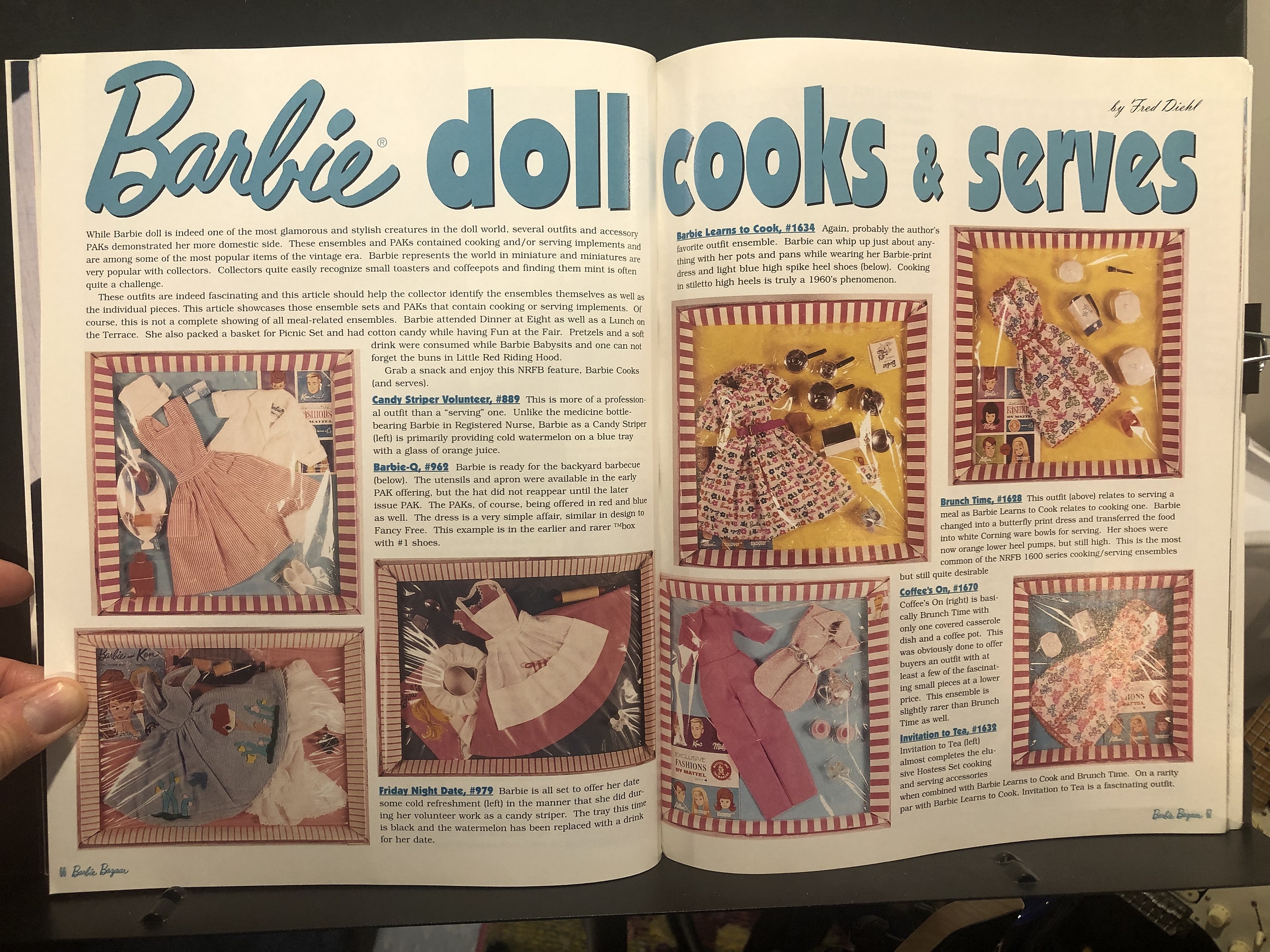 Barbie Bazaar Magazine - July/August, 2000 - Parry Game Preserve