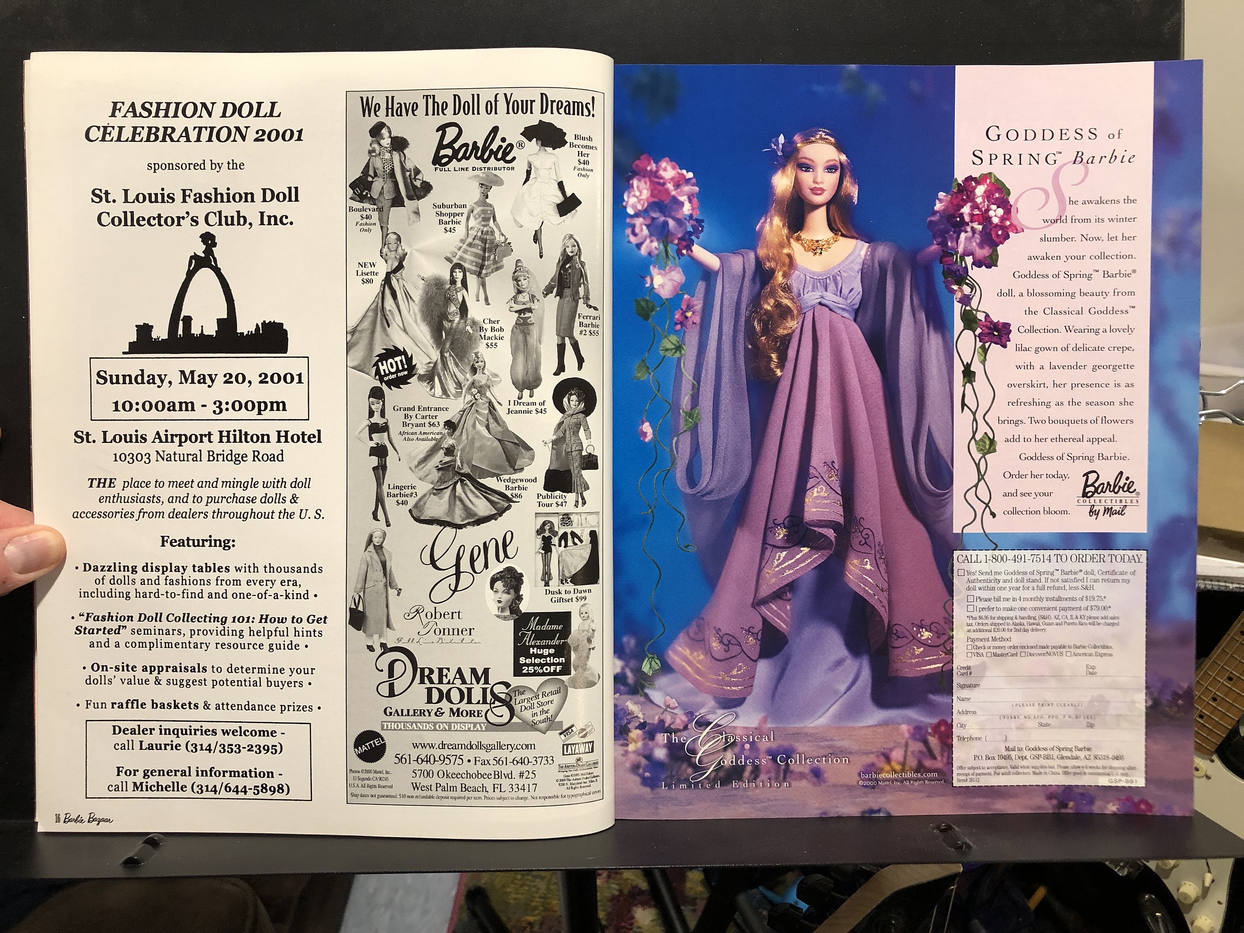 Barbie Bazaar Magazine - March/April, 2001 - Parry Game Preserve