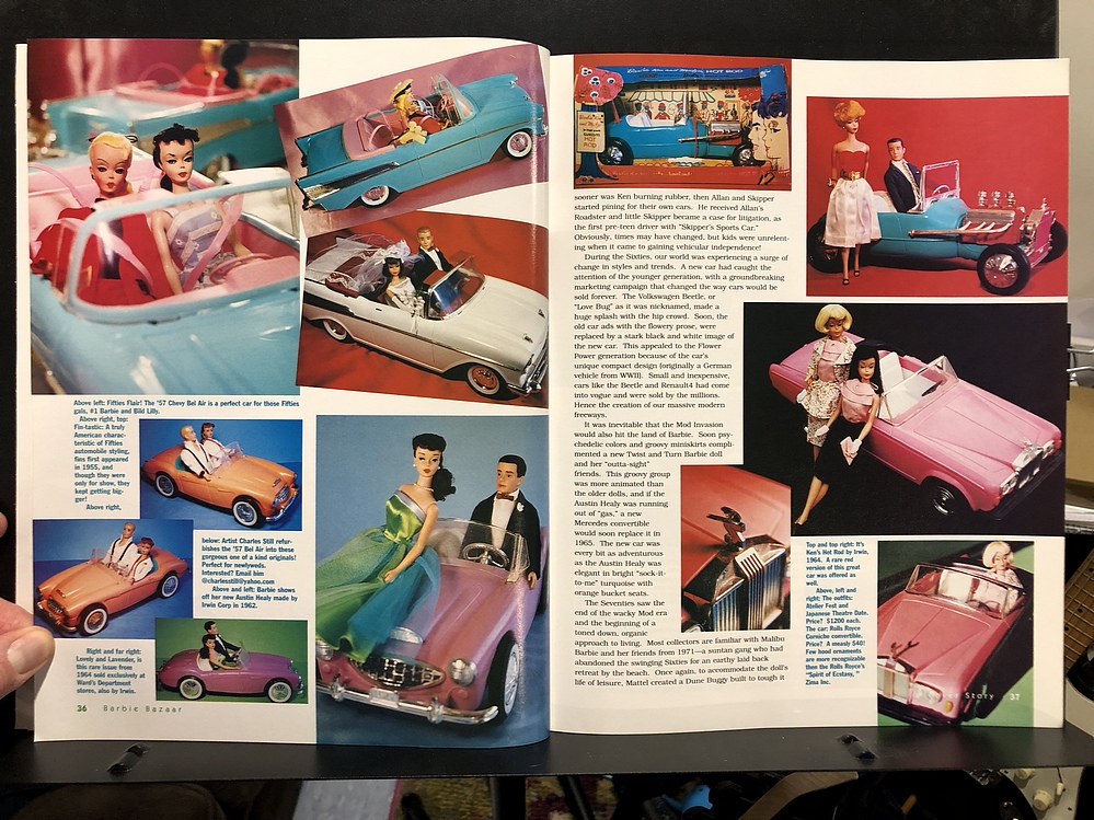 Barbie Bazaar Magazine - March/April, 2001 - Parry Game Preserve