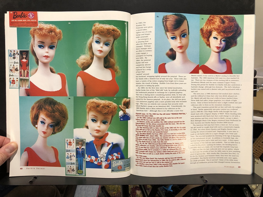 Barbie Bazaar Magazine - March/April, 2001 - Parry Game Preserve