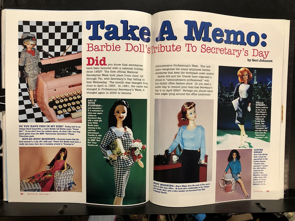Barbie Bazaar Magazine - March/April, 2001 - Parry Game Preserve