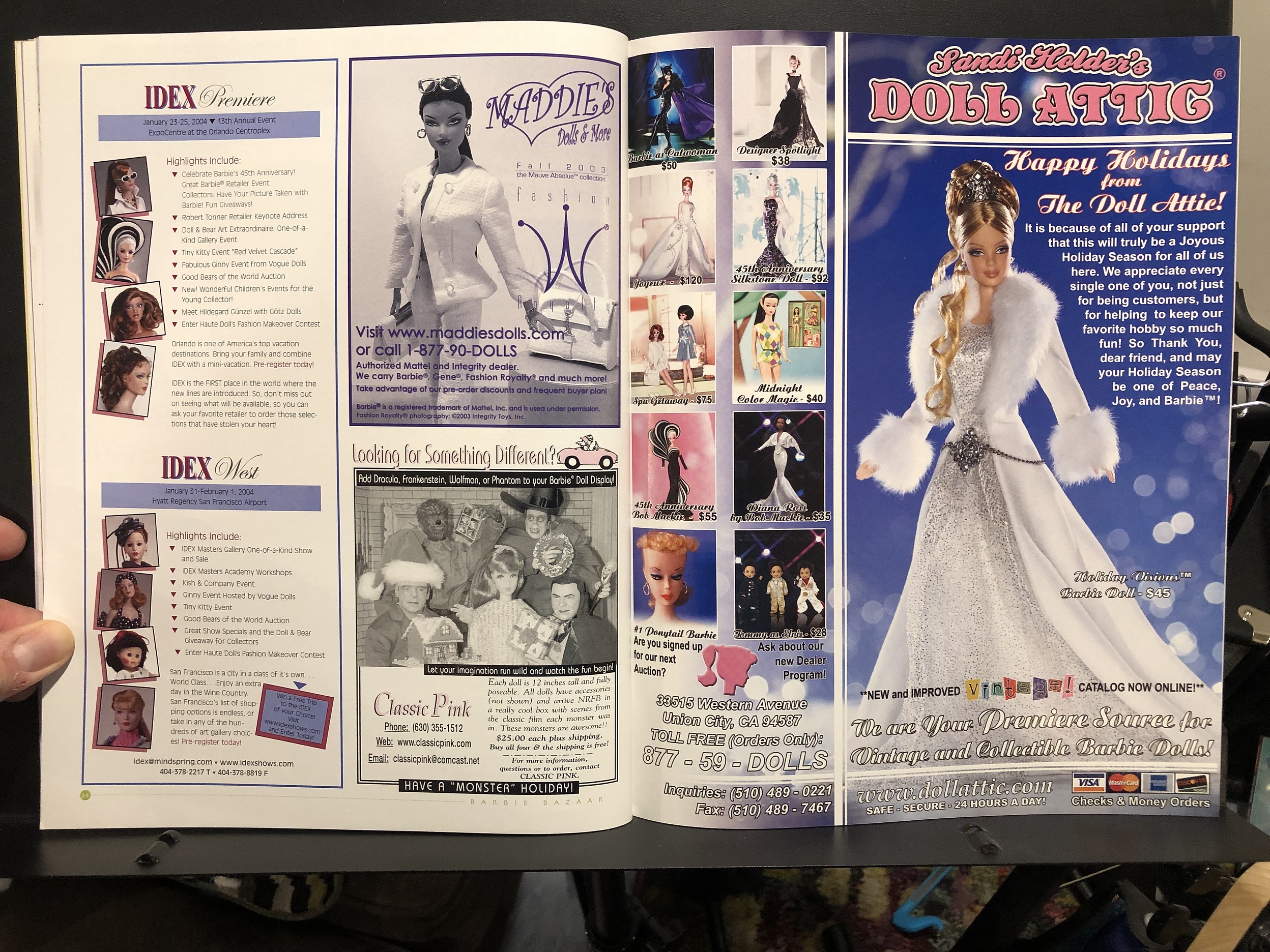 Barbie Bazaar Magazine - December/Jan, 2004 - Parry Game Preserve