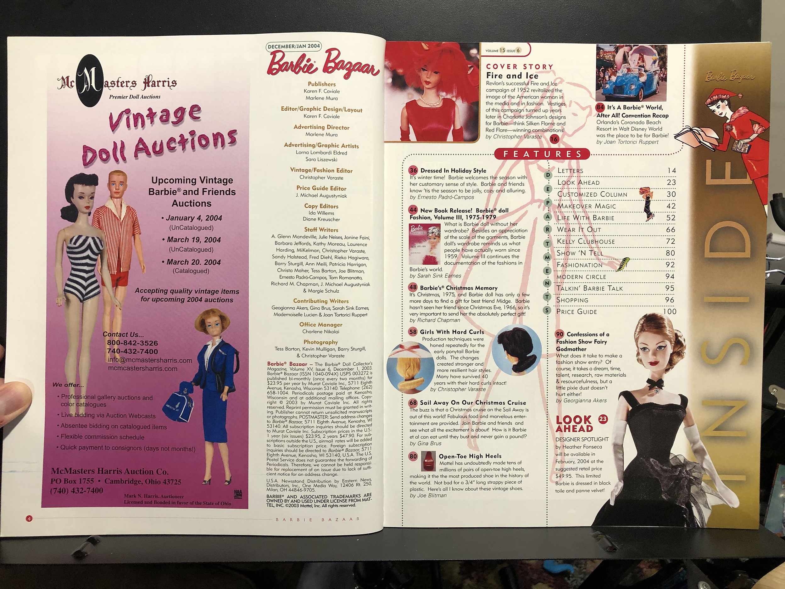 Barbie Bazaar Magazine - December/Jan, 2004 - Parry Game Preserve