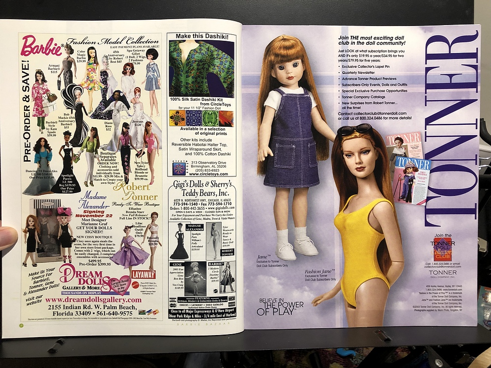 Barbie Bazaar Magazine - December/Jan, 2004 - Parry Game Preserve
