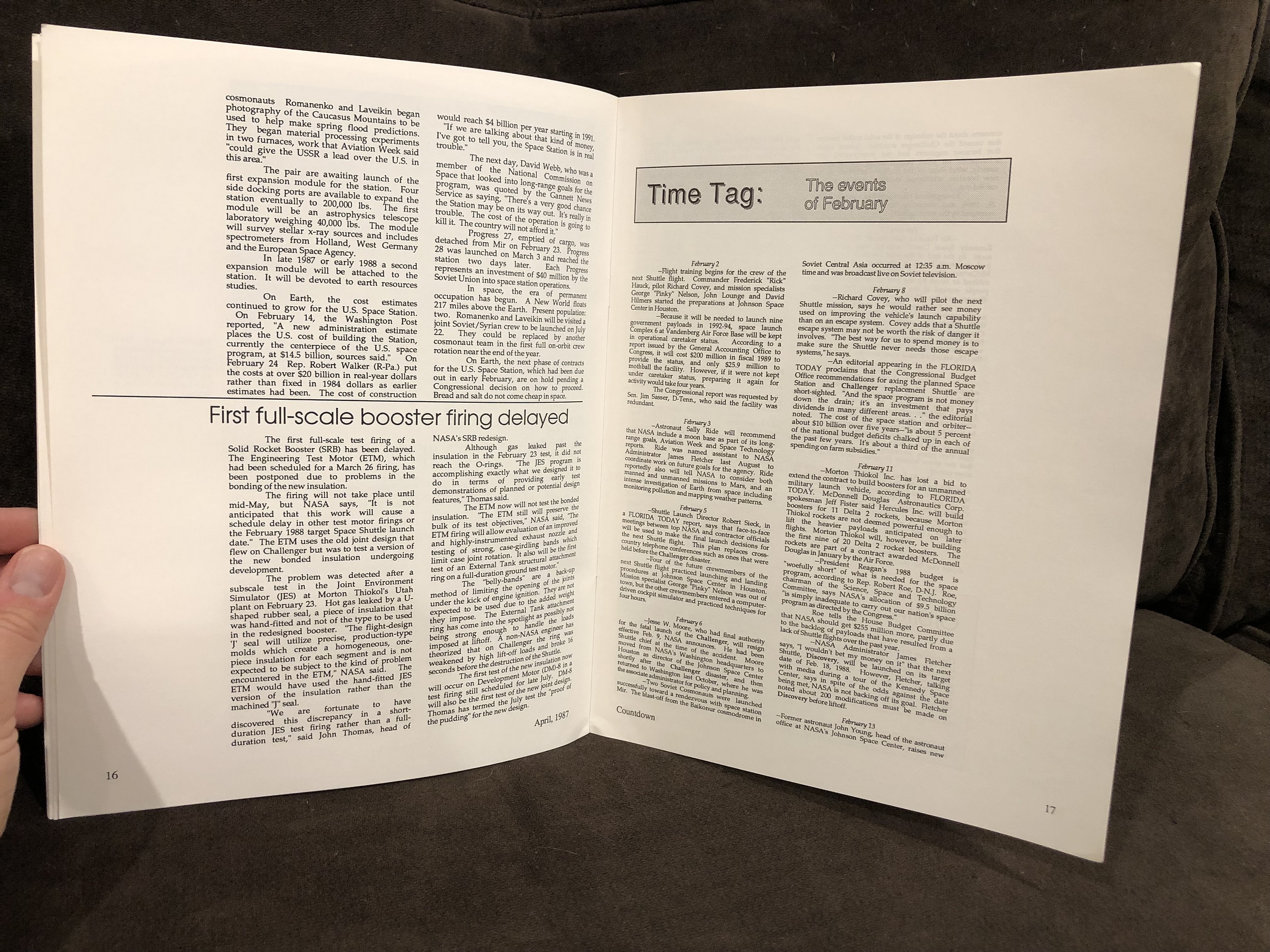 Countdown Magazine - April, 1987 - Parry Game Preserve