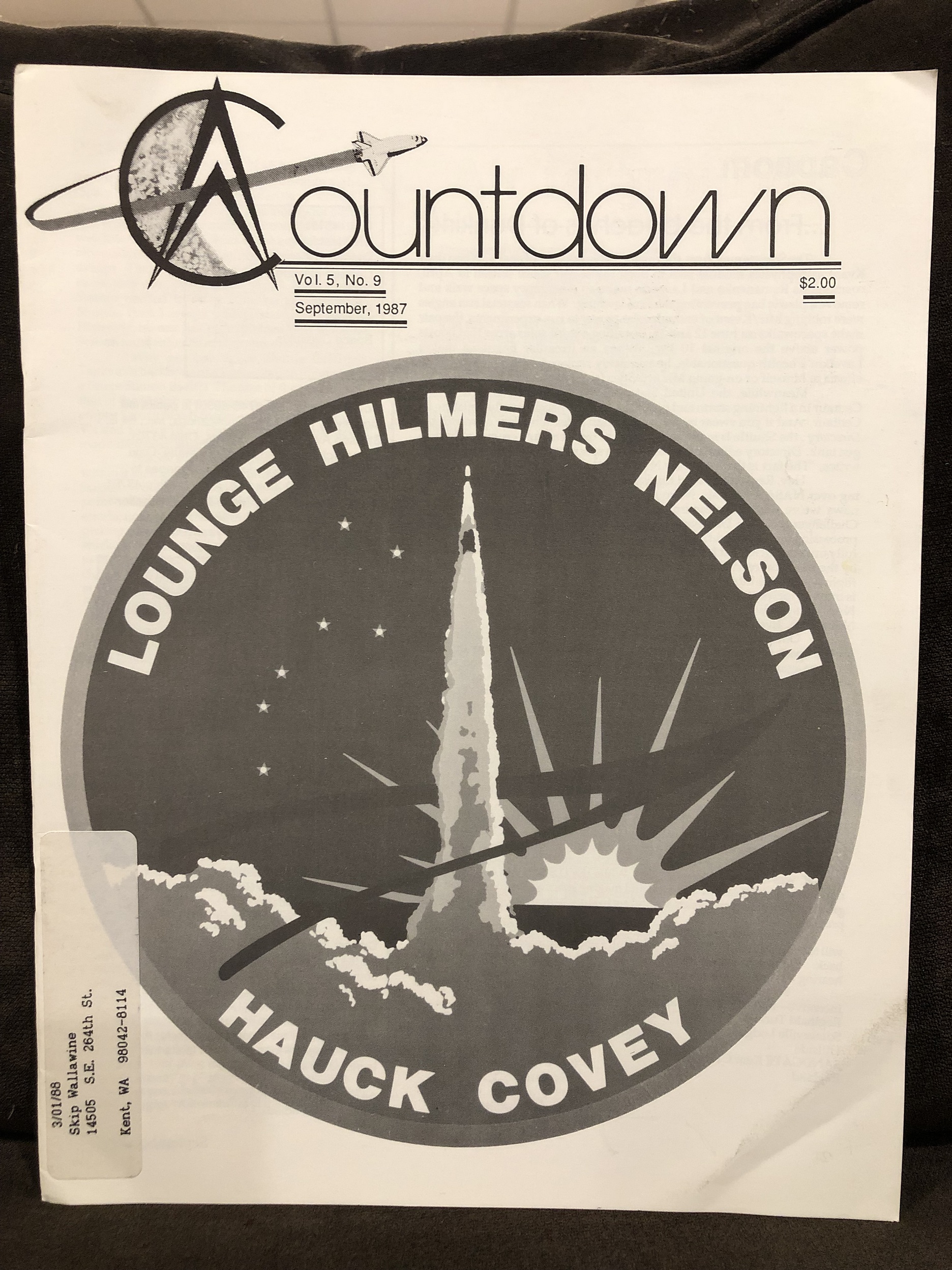 Countdown Magazine - September, 1987 - Parry Game Preserve