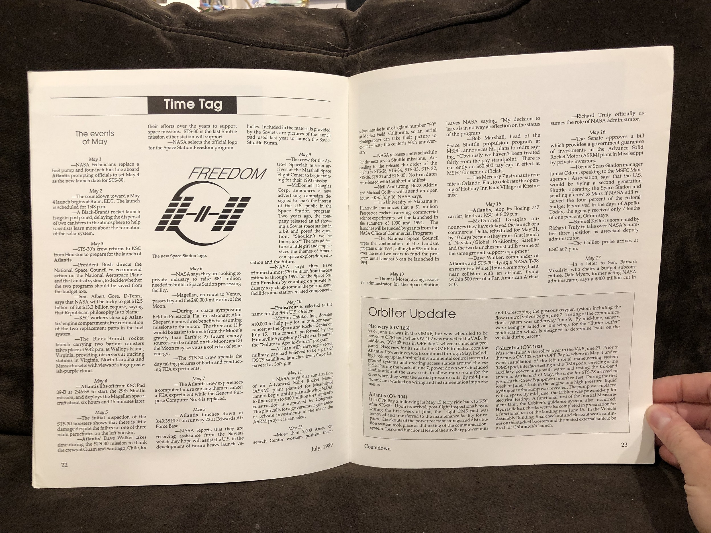 Countdown Magazine - July, 1989 - Parry Game Preserve