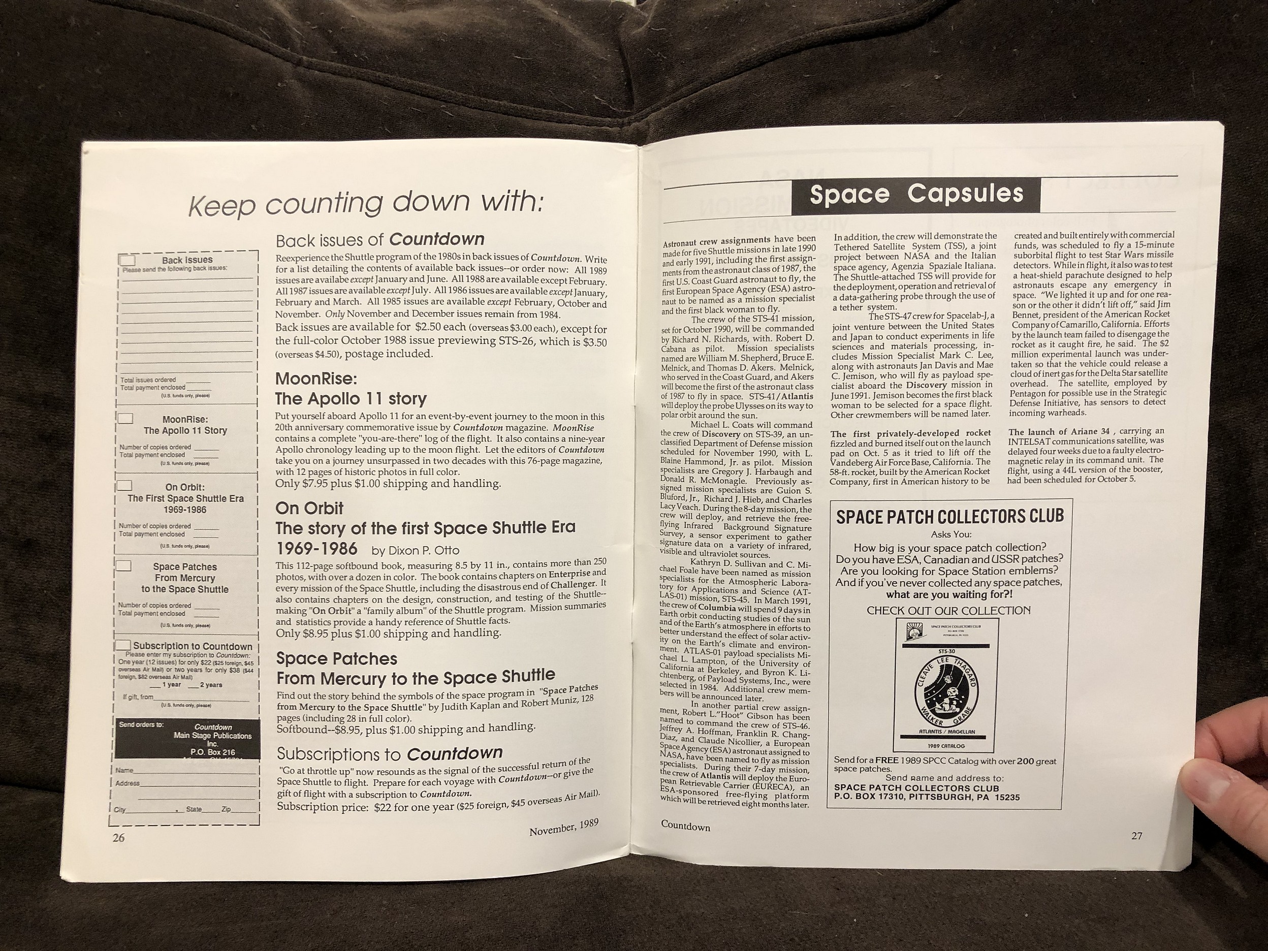 Countdown Magazine - November, 1989 - Parry Game Preserve