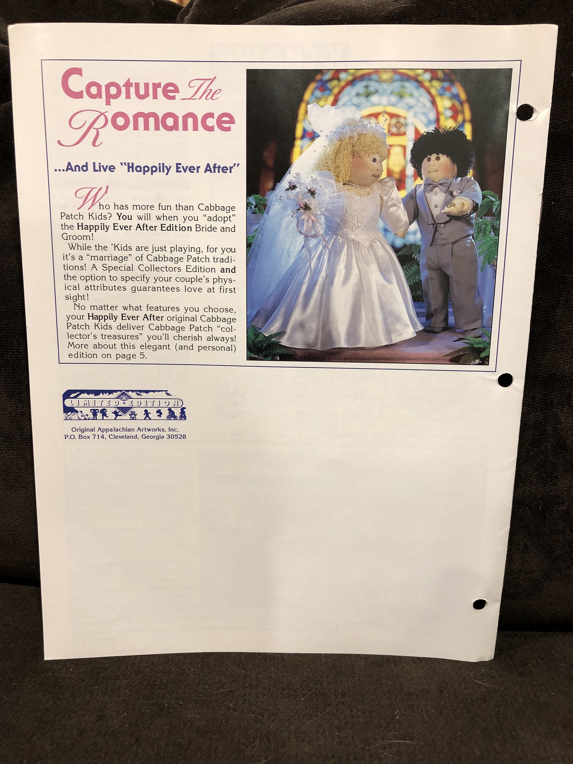 Cabbage Patch Kids - Limited Edition Newsletter - February, 1993 ...
