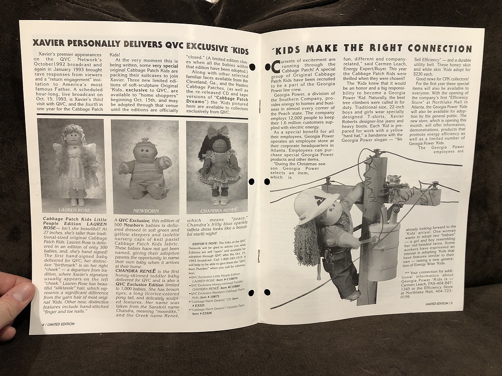 Cabbage Patch Kids - Limited Edition Newsletter - October / November ...