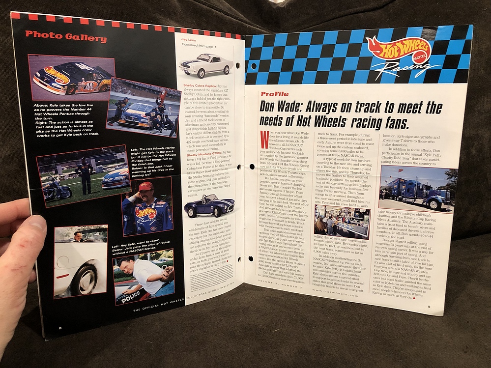 Hot Wheels: The Inside Track Newsletter - Issue 03, 1998 - Parry Game ...