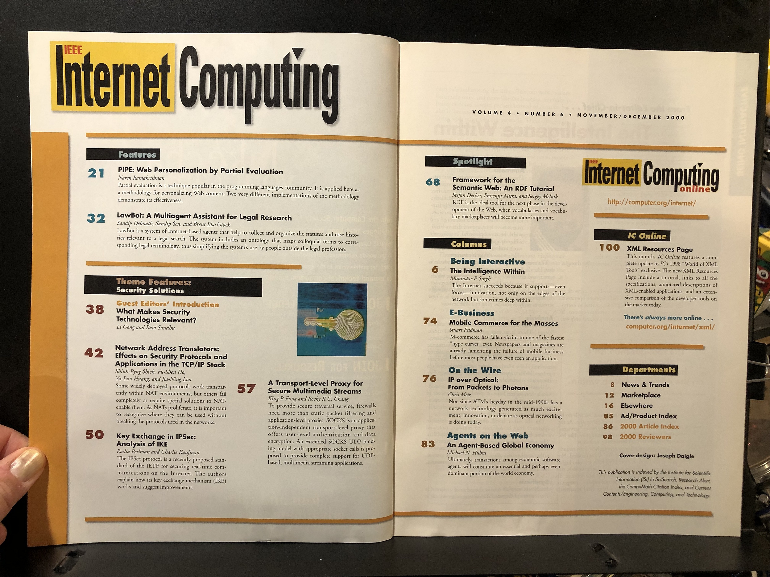 IEEE Internet Computing - November/December, 2000 - Parry Game Preserve