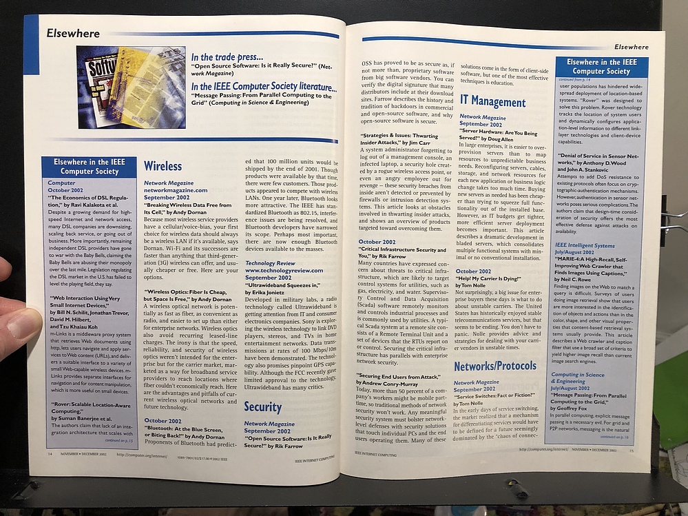 IEEE Internet Computing - November/December, 2002 - Parry Game Preserve