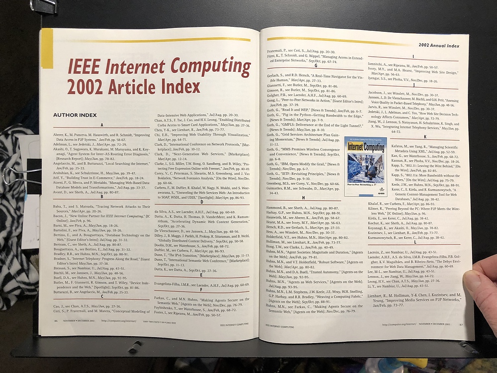 IEEE Internet Computing - November/December, 2002 - Parry Game Preserve