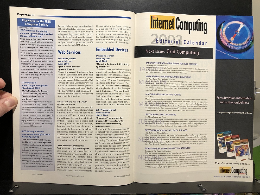 IEEE Internet Computing - May/June, 2003 - Parry Game Preserve