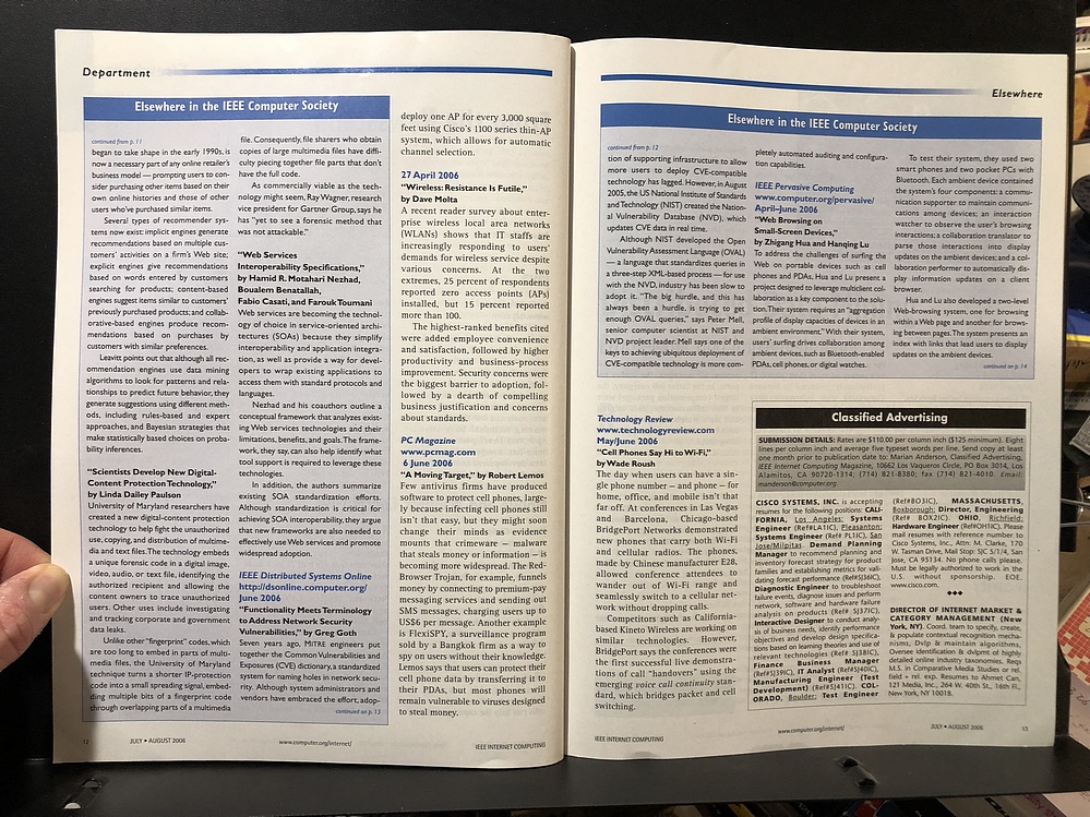 IEEE Internet Computing - July/August, 2006 - Parry Game Preserve