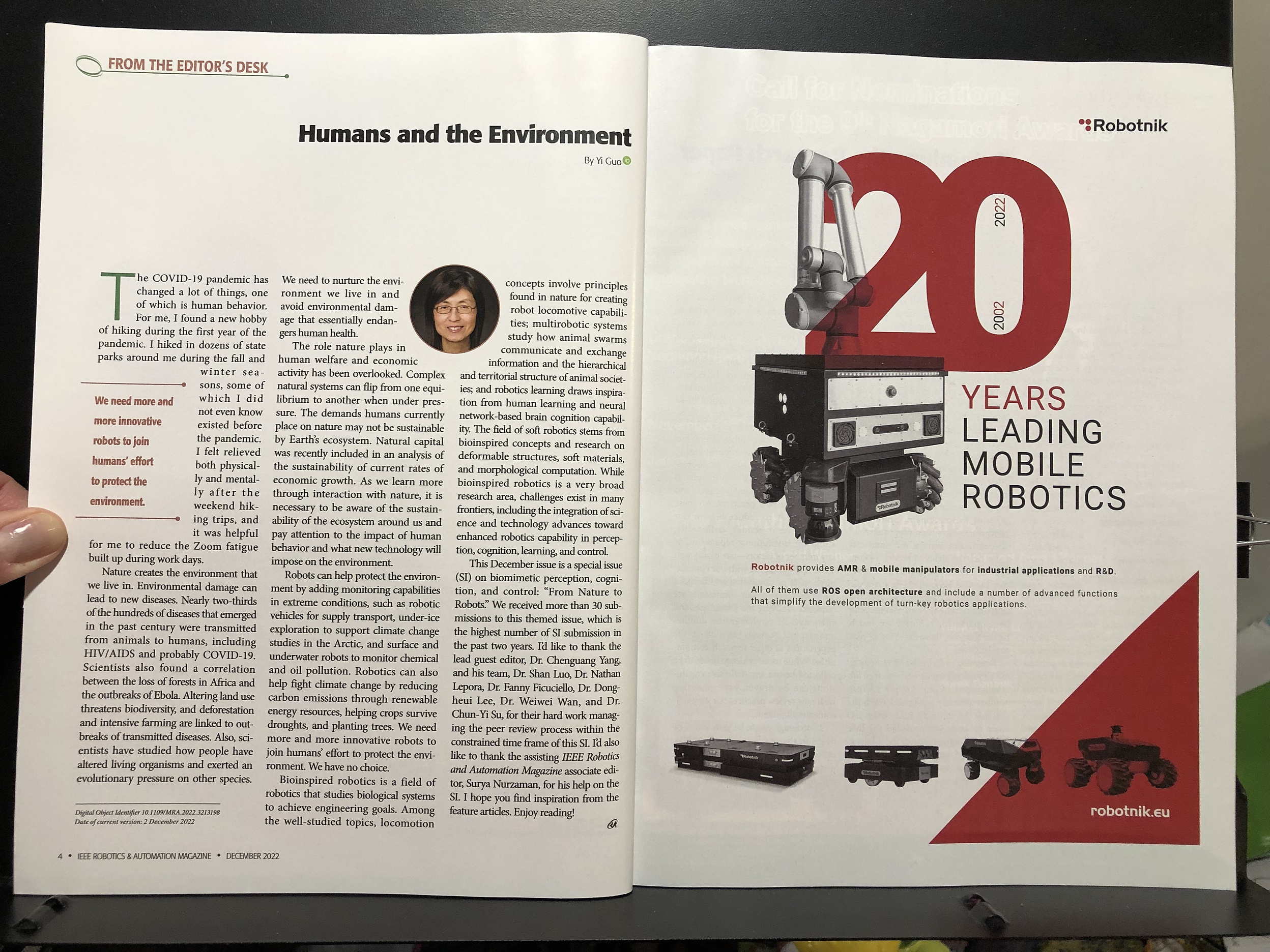 IEEE Robotics & Automation - December, 2022 - Parry Game Preserve