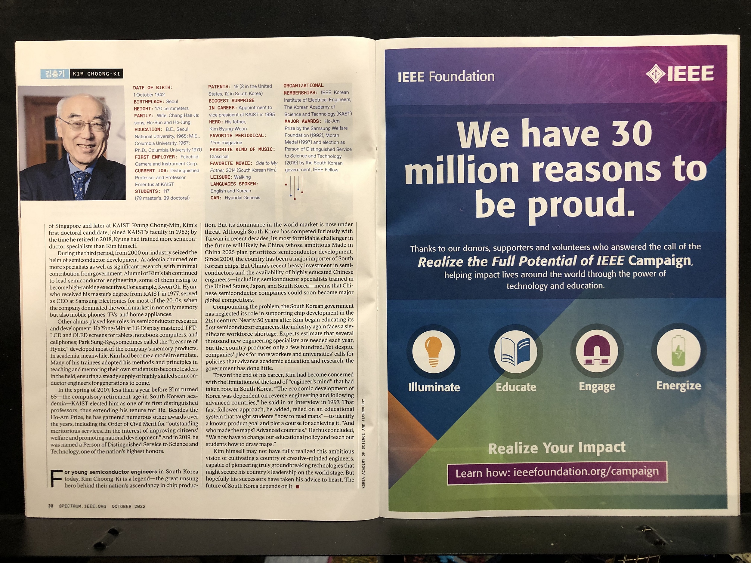 IEEE Spectrum - October, 2022 - Parry Game Preserve