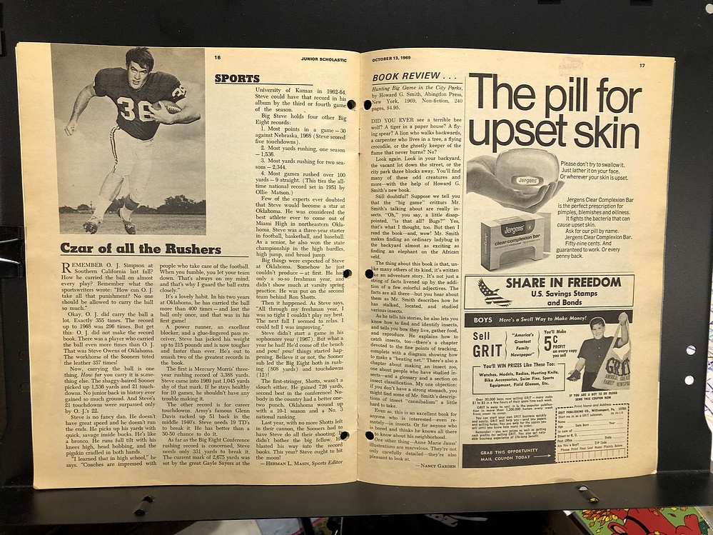 Junior Scholastic - October 13, 1969 - Parry Game Preserve