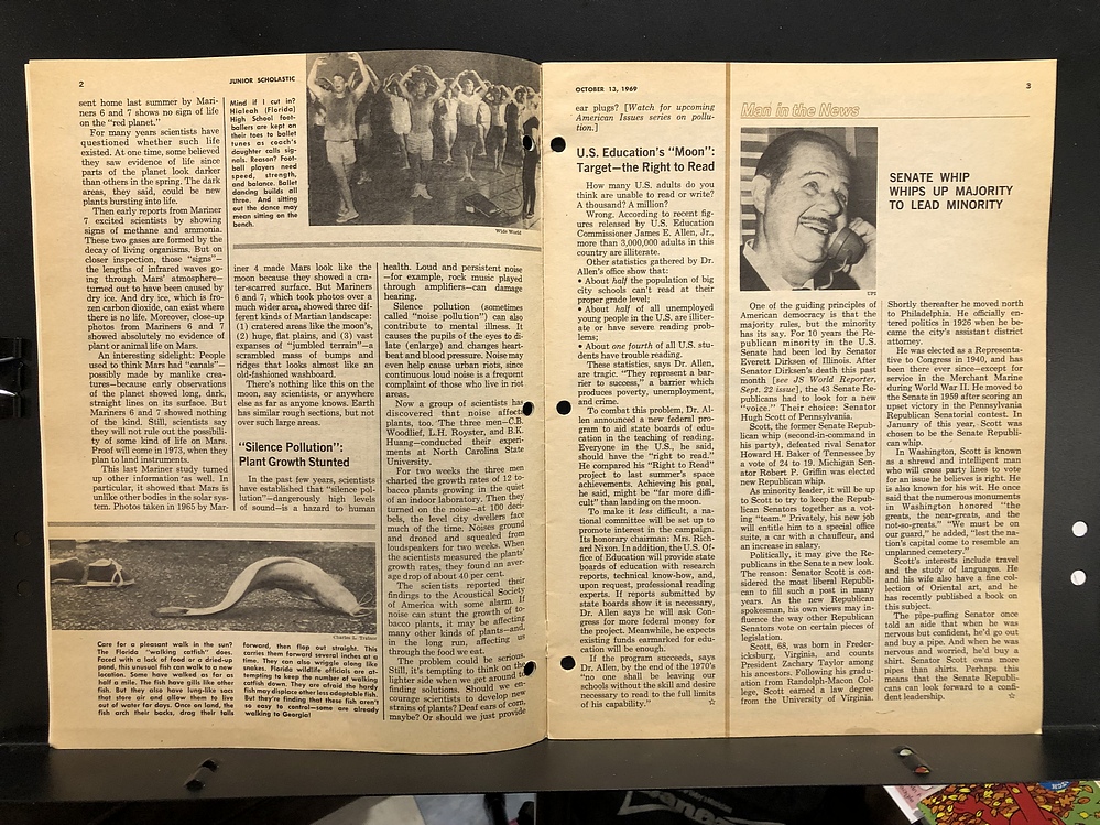 Junior Scholastic - October 13, 1969 - Parry Game Preserve