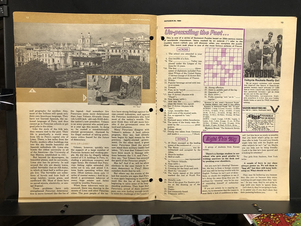 Junior Scholastic - October 13, 1969 - Parry Game Preserve