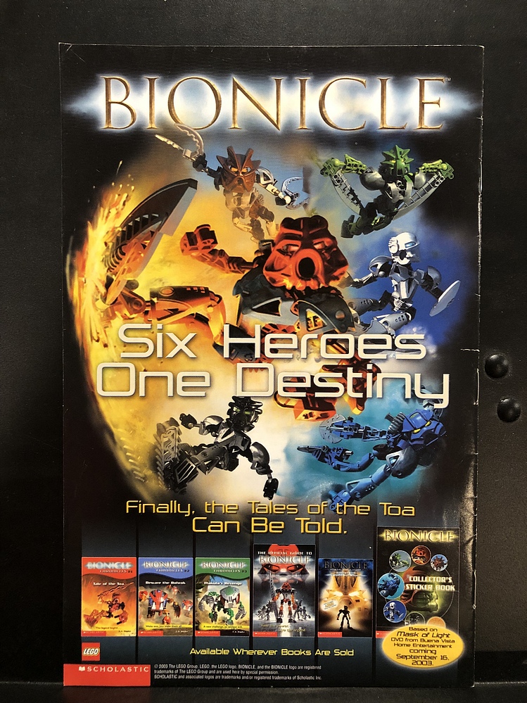 LEGO Bionicle Magazine - July, 2003 - Parry Game Preserve