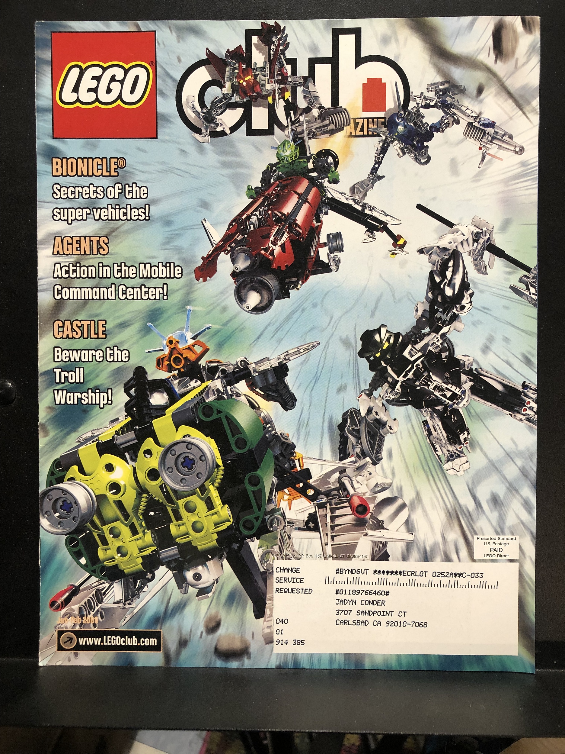 LEGO Club Magazine - Jan-Feb, 2008 - Parry Game Preserve