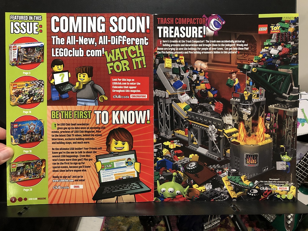 LEGO Club Magazine - November/December, 2010 - Parry Game Preserve