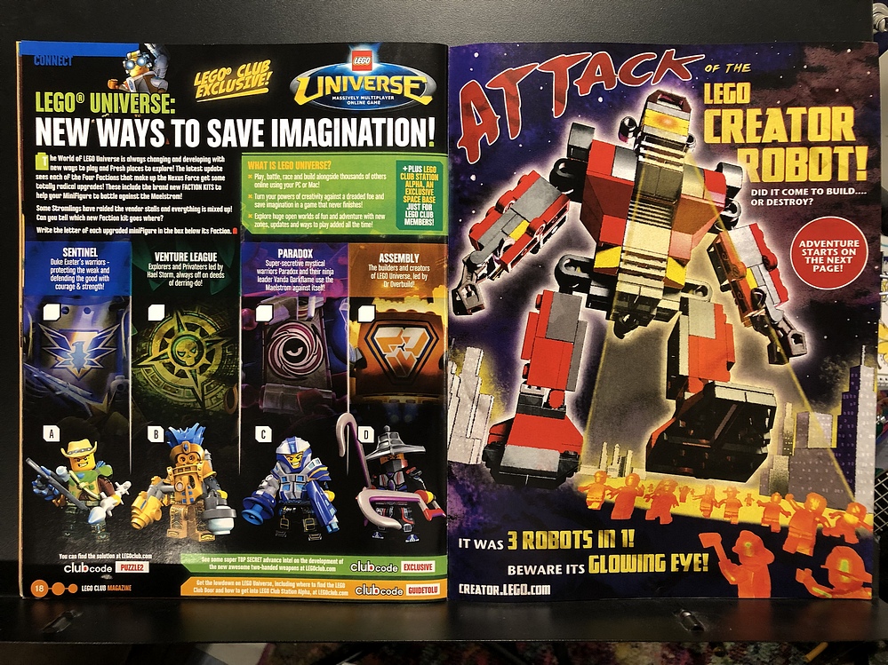 LEGO Club Magazine - March/April, 2011 - Parry Game Preserve