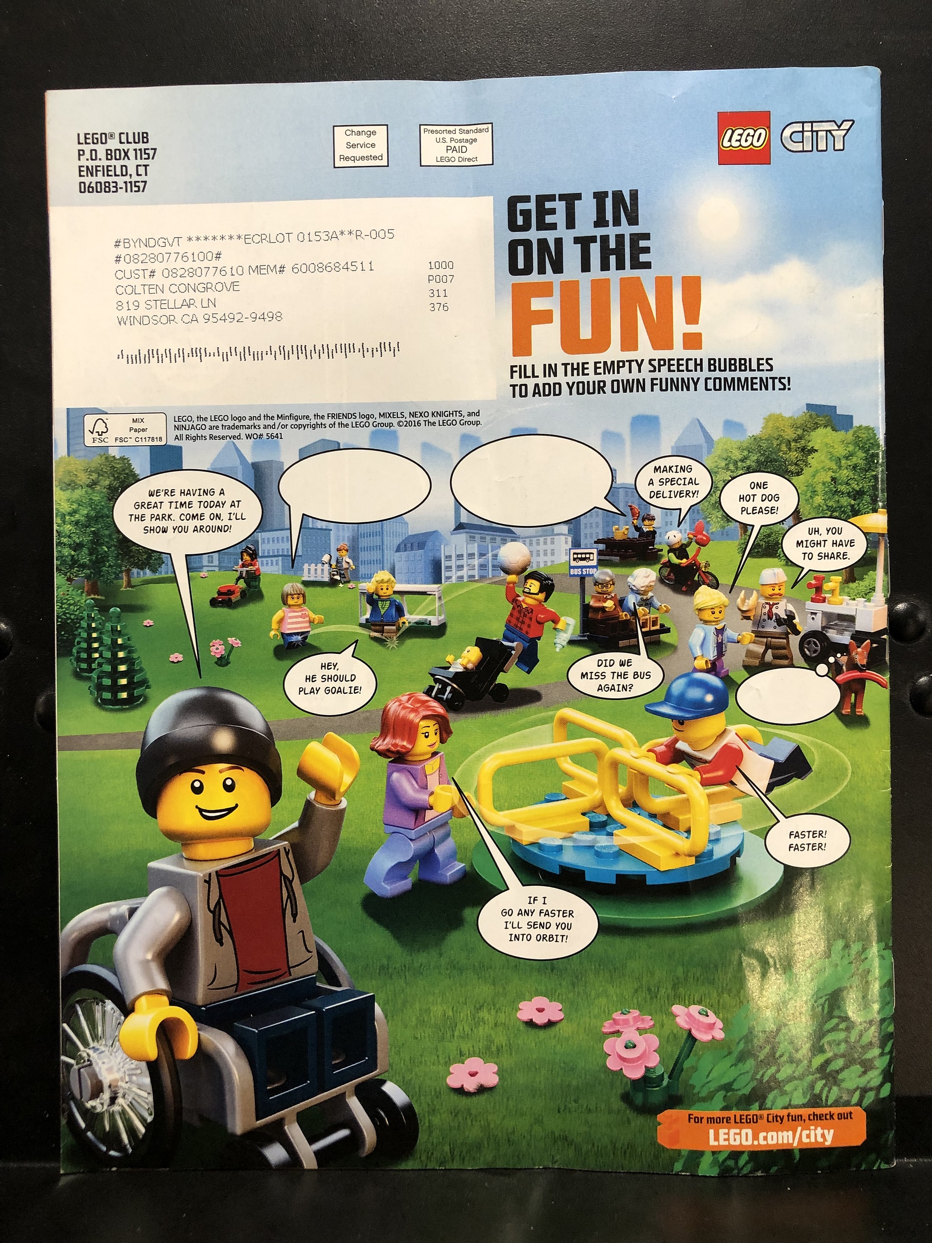 LEGO Club Magazine - July-August, 2016 - Parry Game Preserve