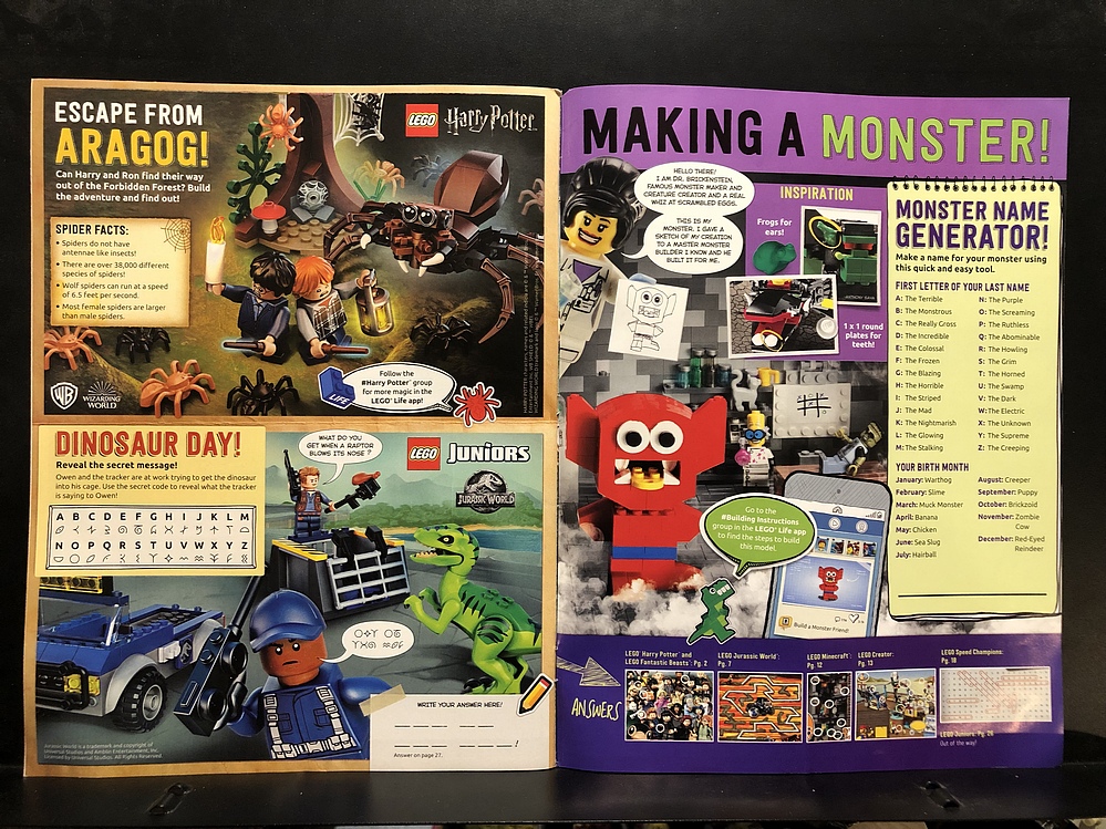 LEGO Life Magazine - September-October, 2018 - Parry Game Preserve