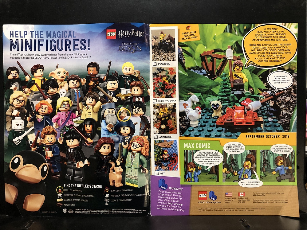 LEGO Life Magazine - September-October, 2018 - Parry Game Preserve